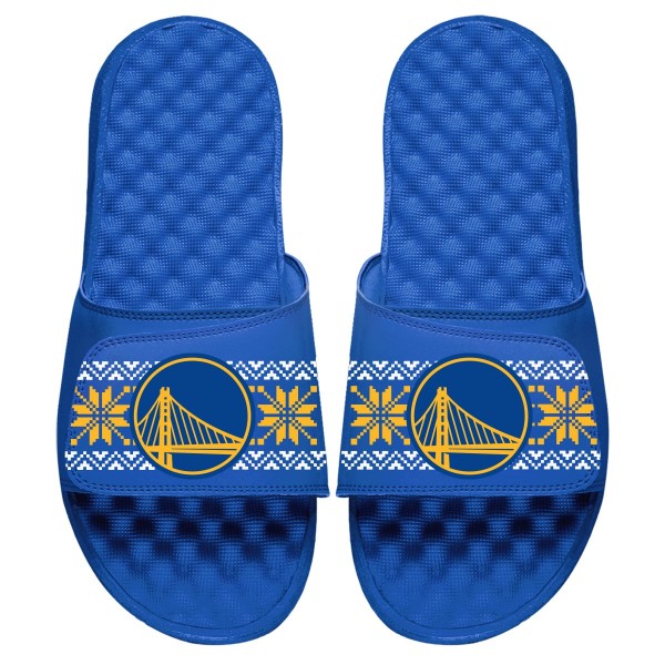 Шлепки Golden State Warriors ISlide Ugly Sweater - Royal